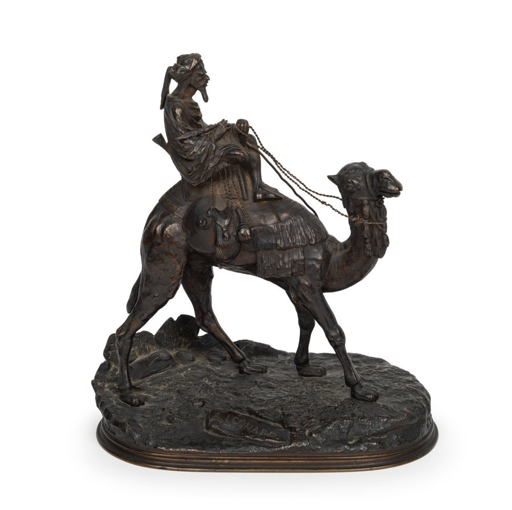 Agathon Léonard | A Bedouin camel rider (Early 20th Century) | MutualArt