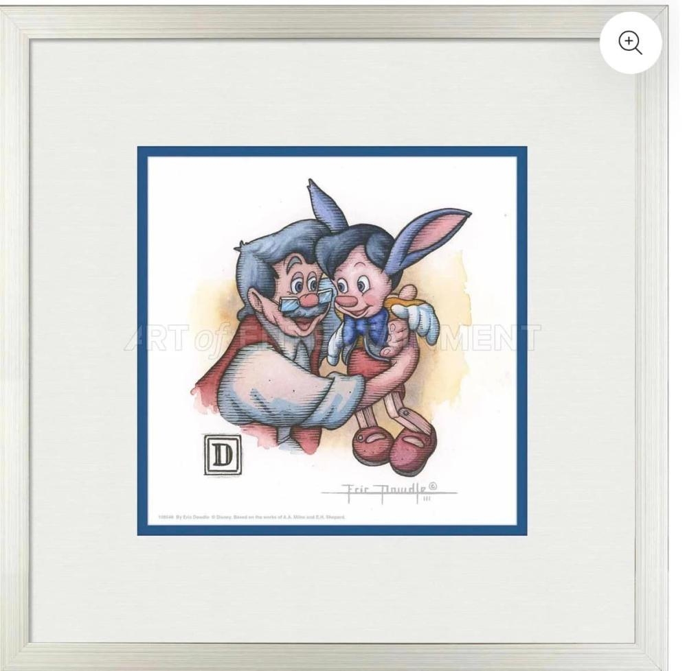 Eric Dowdle | Pinocchio and Geppetto Hugging | MutualArt