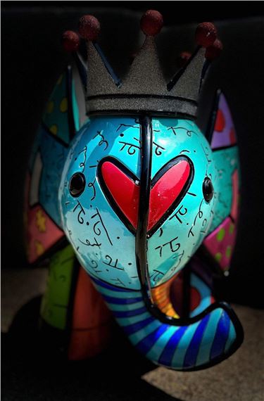 Romero Britto | Romero Britto Sculpture - Velasquez (2020) | MutualArt