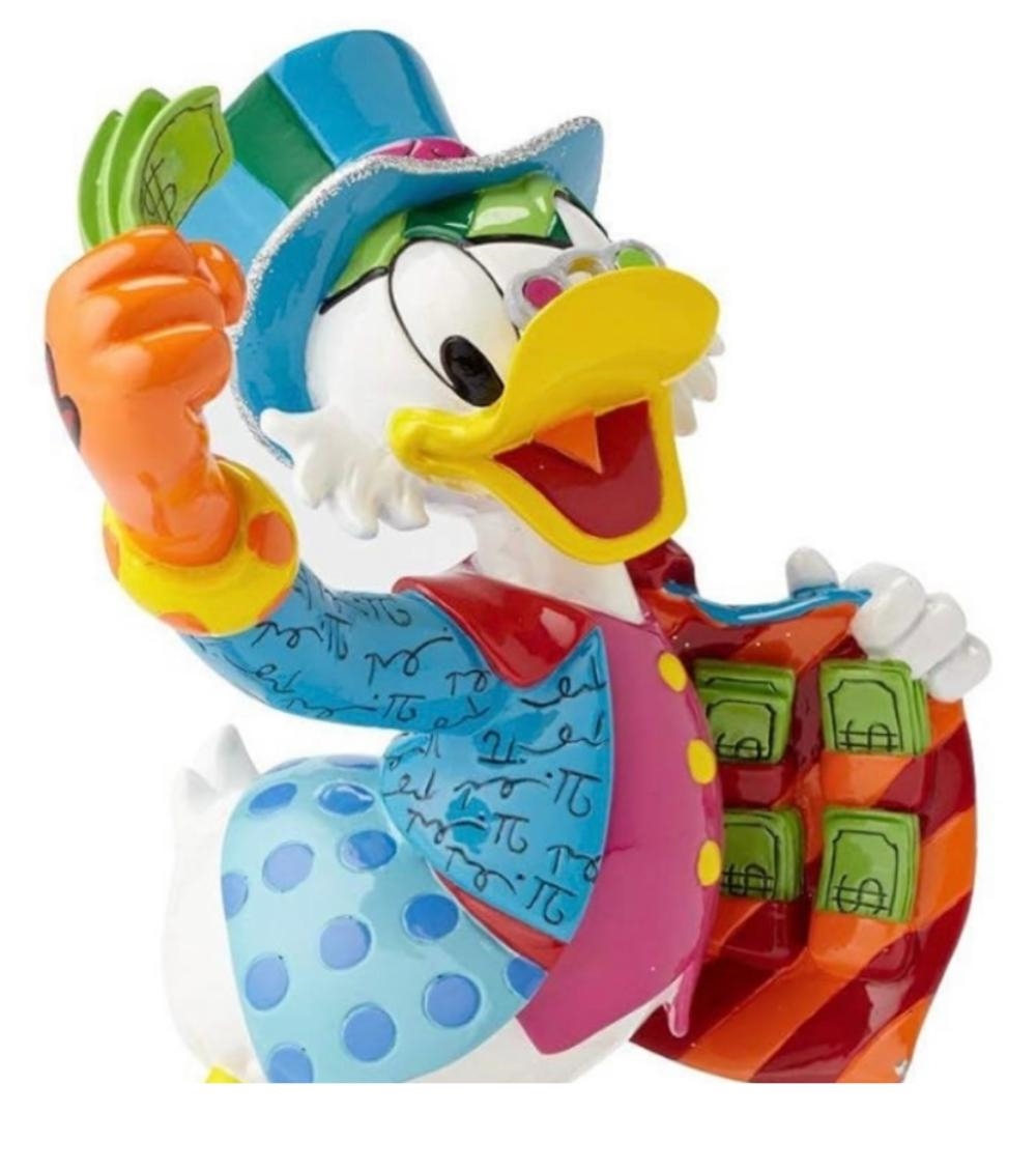 Romero Britto | Romero Britto Disney “Uncle Scrooge” 6” Figurine ...