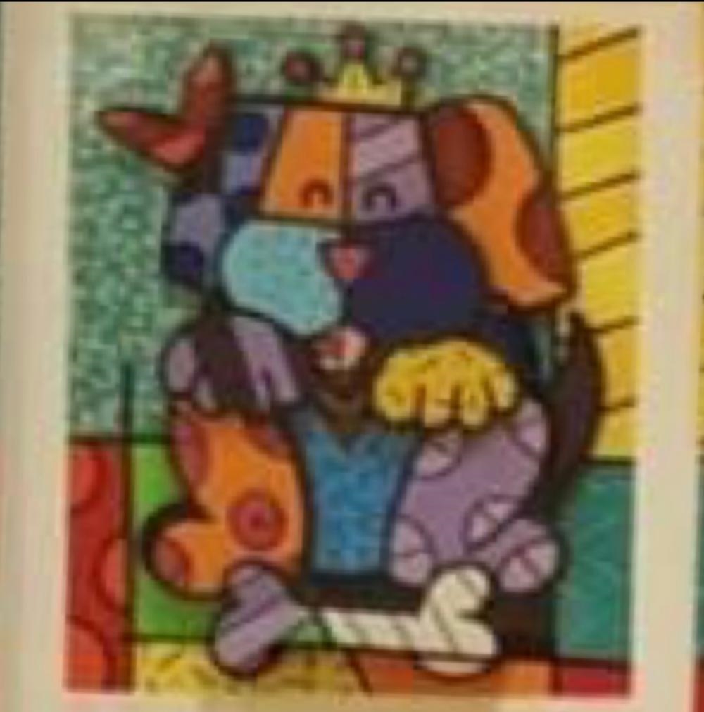 Romero Britto | Romero Britto 3D “ “Dog with Bone (2015) | MutualArt