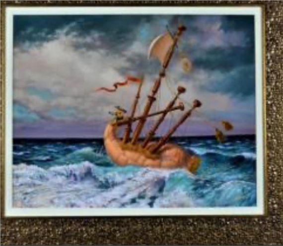 Michael Cheval | Michael Cheval “Ship of Fool” 2021 (2021) | MutualArt
