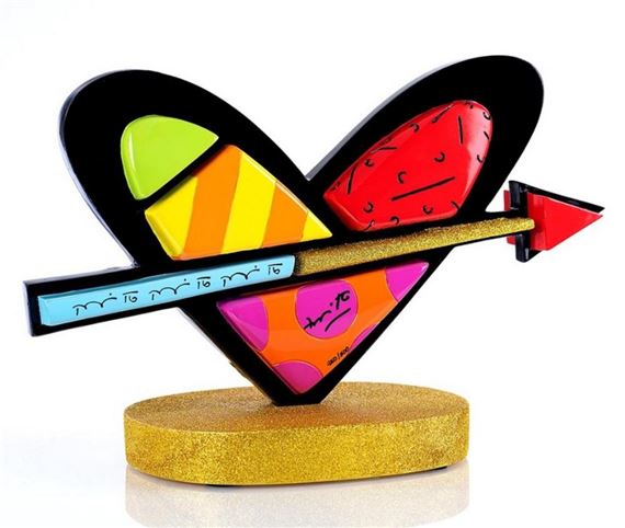 Romero Britto | Romero Britto Love of My Life Statue (2020) | MutualArt