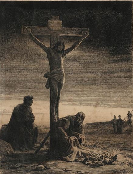 Carl Bloch | The crucifiction of Christ (1884) | MutualArt