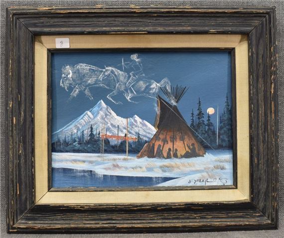 Johnny Yazzie | NAVAJO PAINTING (1987) | MutualArt