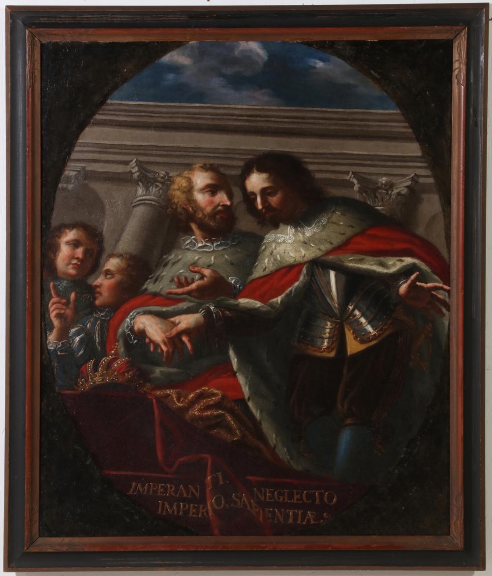 Spanish School, 18th Century | Imperanti neglecto imperio sapientiæ ...