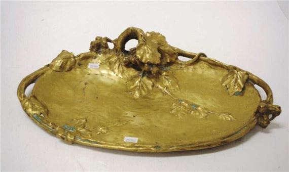 Albert Marionnet | Gilded Platter | MutualArt