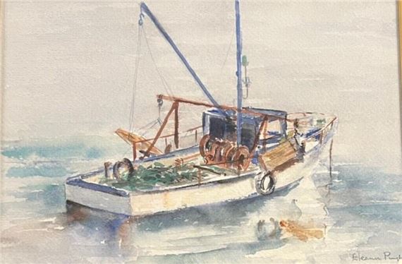 Eleanor Pugh | Fishing Trawler at Sea | MutualArt