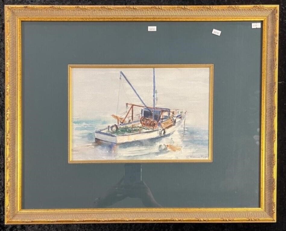 Eleanor Pugh | Fishing Trawler at Sea | MutualArt