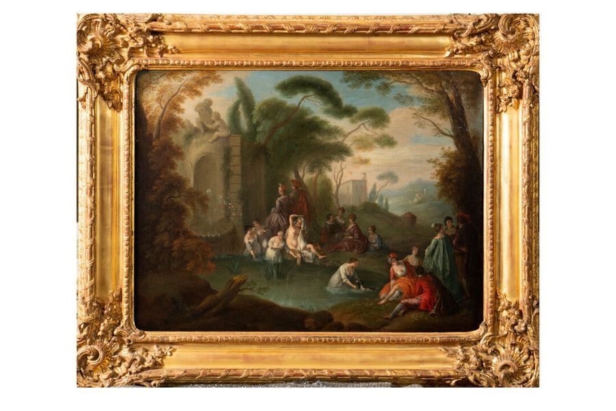 French School, 18th Century | 18th century French school, entourage of ...