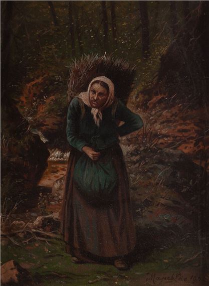 Edward Majsch | ENA S NOŠOU (1902) | MutualArt