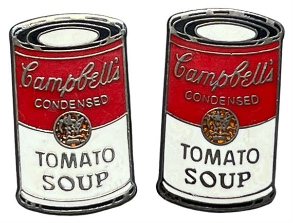 Art Campbell | ANDY WARHOL Pop Art Campbell's Soup Can Cufflinks ...