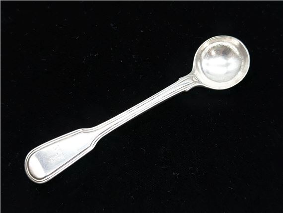 Sterling | STERLING SILVER MUSTARD SPOON | MutualArt