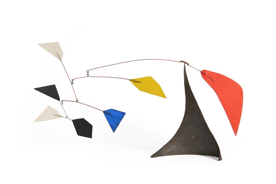 Alexander Calder | Polychrome on brass wave (1964) | MutualArt