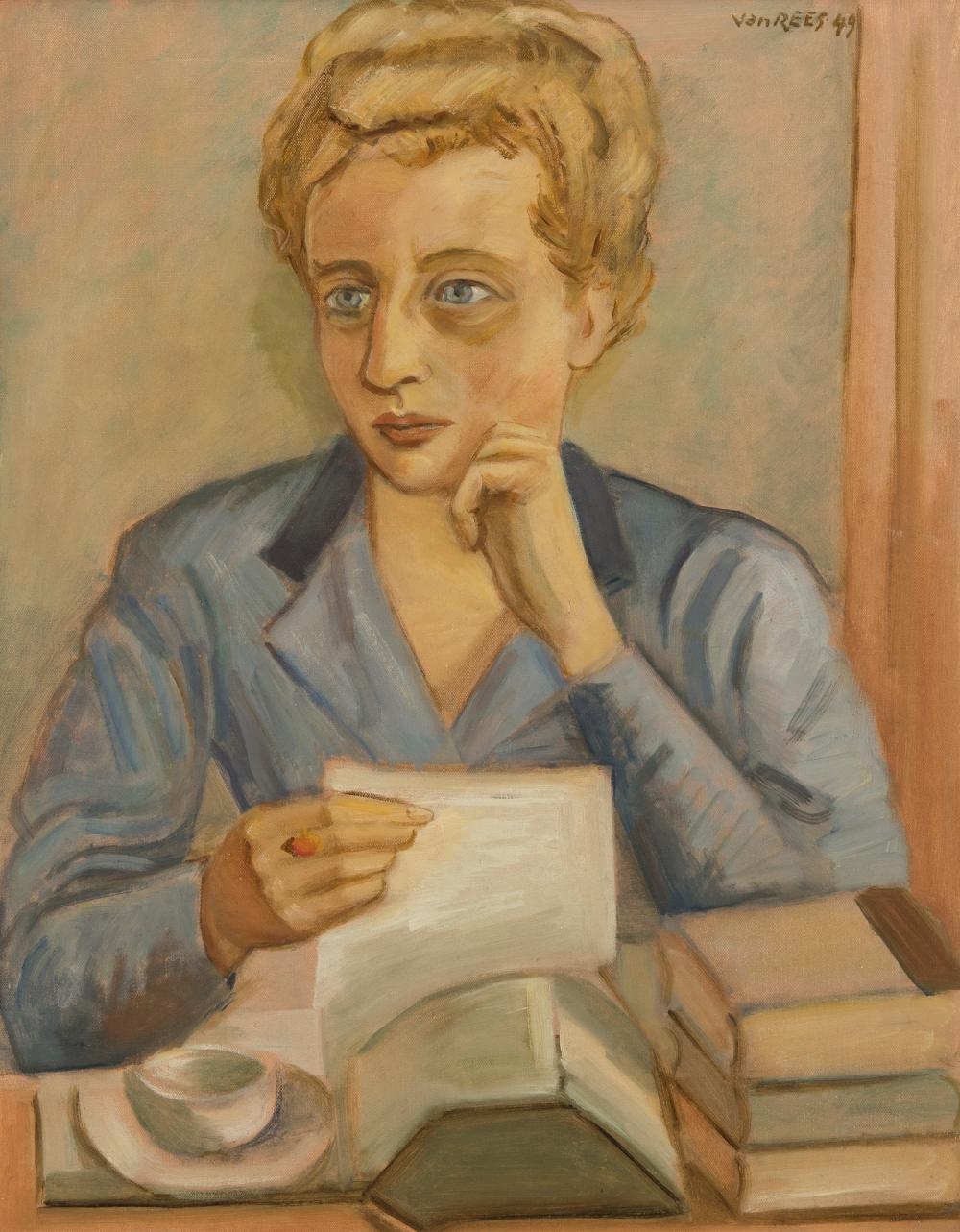 Otto Van Rees | . Portrait of a lady (1949) | MutualArt