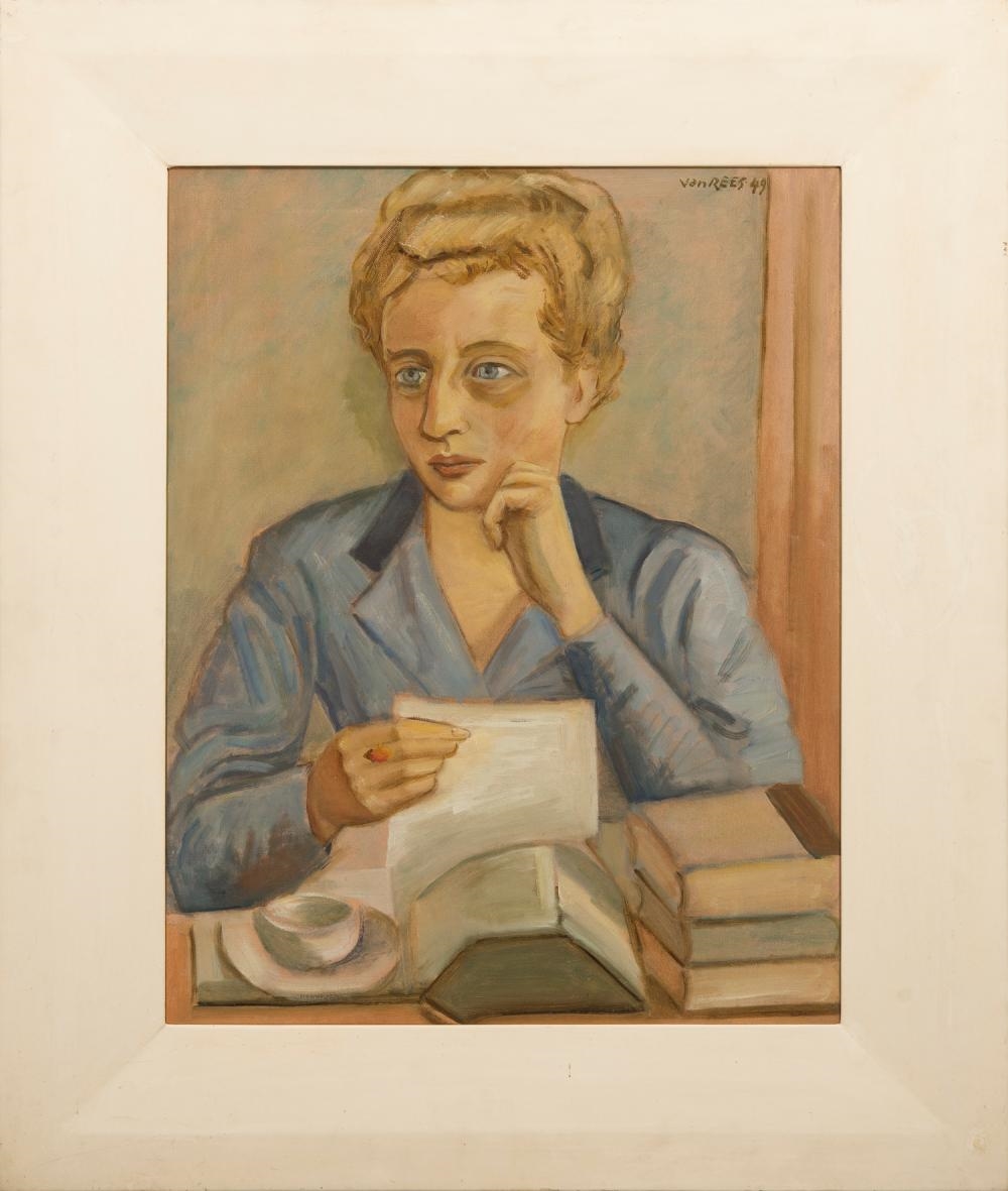 Otto Van Rees | . Portrait of a lady (1949) | MutualArt