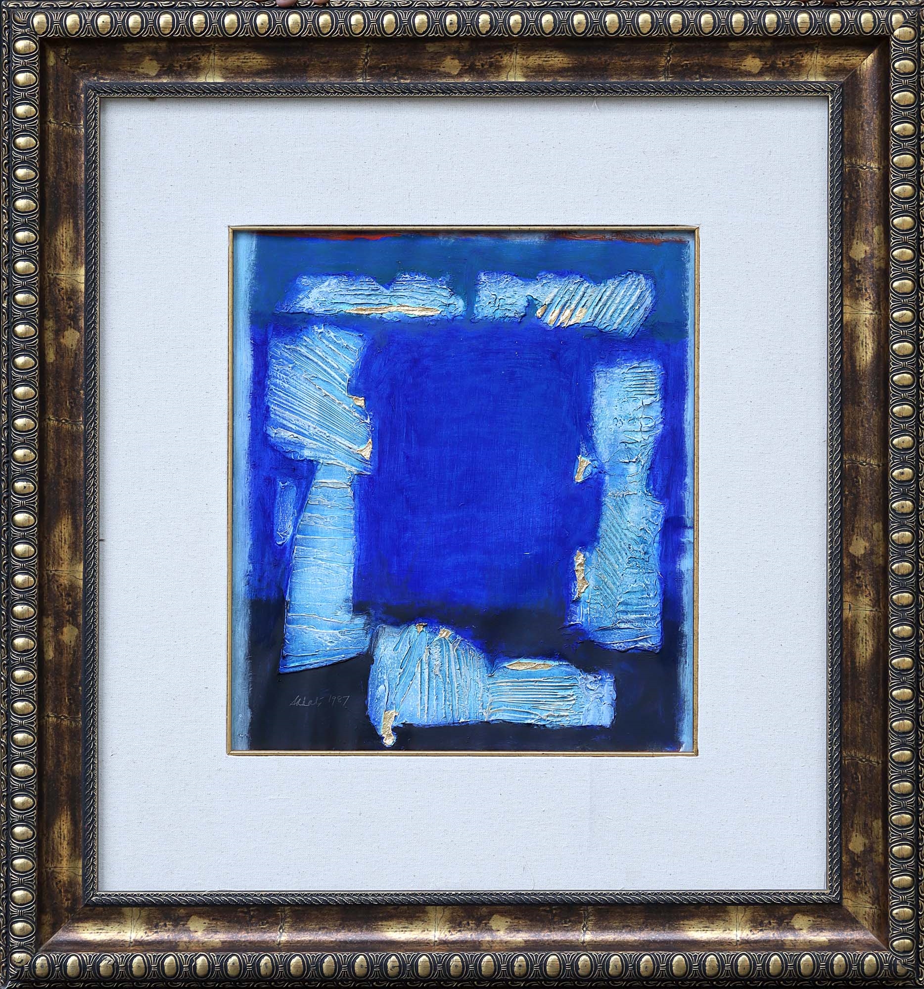 Ahmad Sadali | AHMAD SADALI | Blue Texture (Tekstur Biru), 1987 (1987 ...