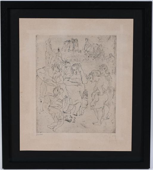 Jules Pascin | LA CRUCHE CASSEE | MutualArt
