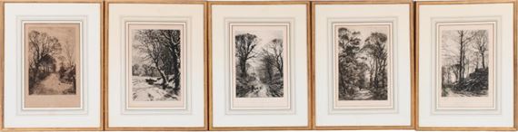 Frederick Alfred Slocombe | A GROUP OF FIVE LITHOGRAPHS after ...