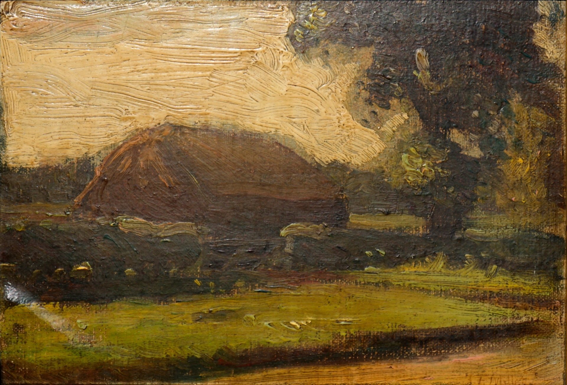 Jean-François Millet | 'Landscape with Farm House' (1814) | MutualArt