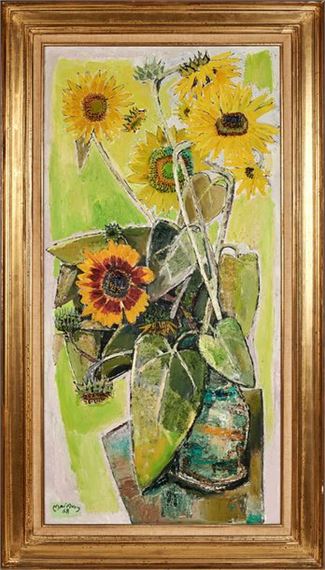 Édouard-Georges Mac-Avoy | Bunch of sunflowers (68) | MutualArt