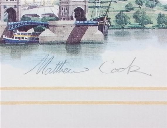 Matthew Cook | London Kandmarks Signed Print | MutualArt