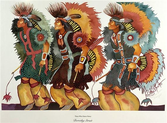 Dorothy Strait | Dorothy Strait ' Them Who Dance Fancy' Print | MutualArt
