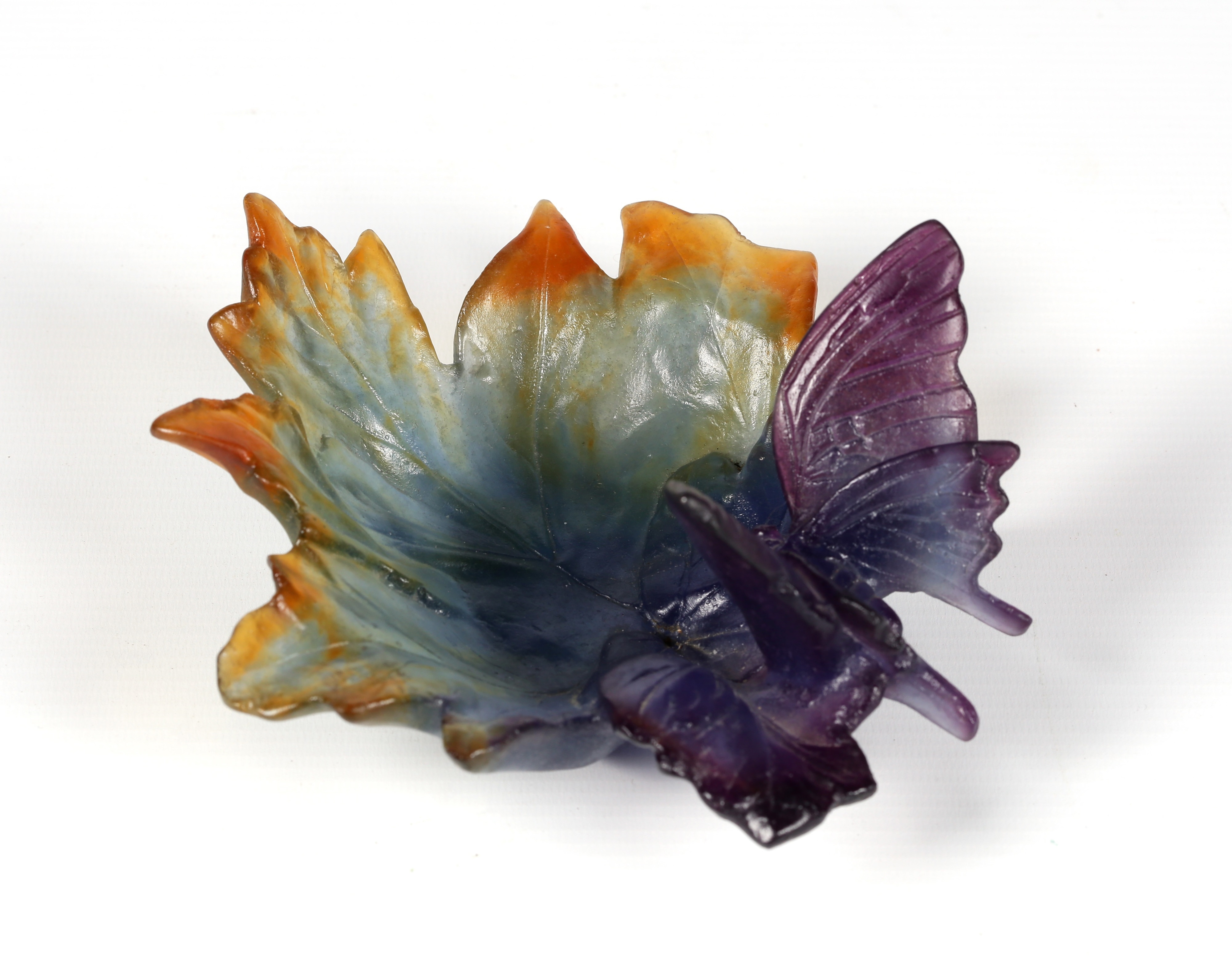 Daum Frères | Daum Nancy Pate-De-Verre Vide-Poche | MutualArt