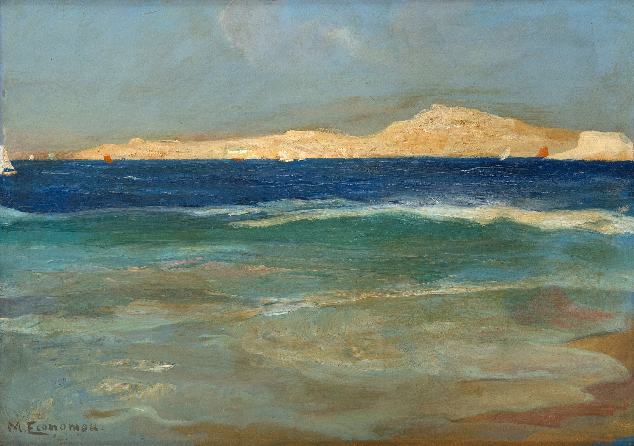 Michalis Economou | Seaside landscape | MutualArt