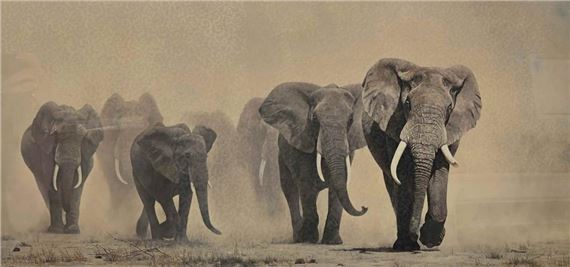 Anthony Gibbs | Anthony Gibbs - Dust Storm A large Signed limited ...