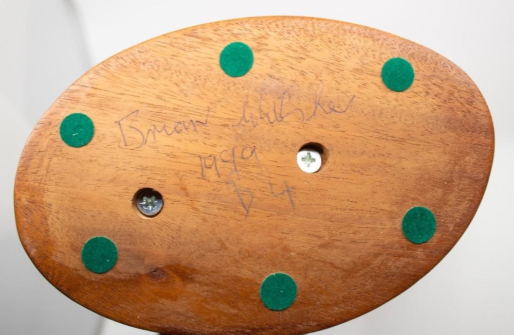 Brian Willsher | Mahogany sculpture Circa 1999 A layered linear form ...