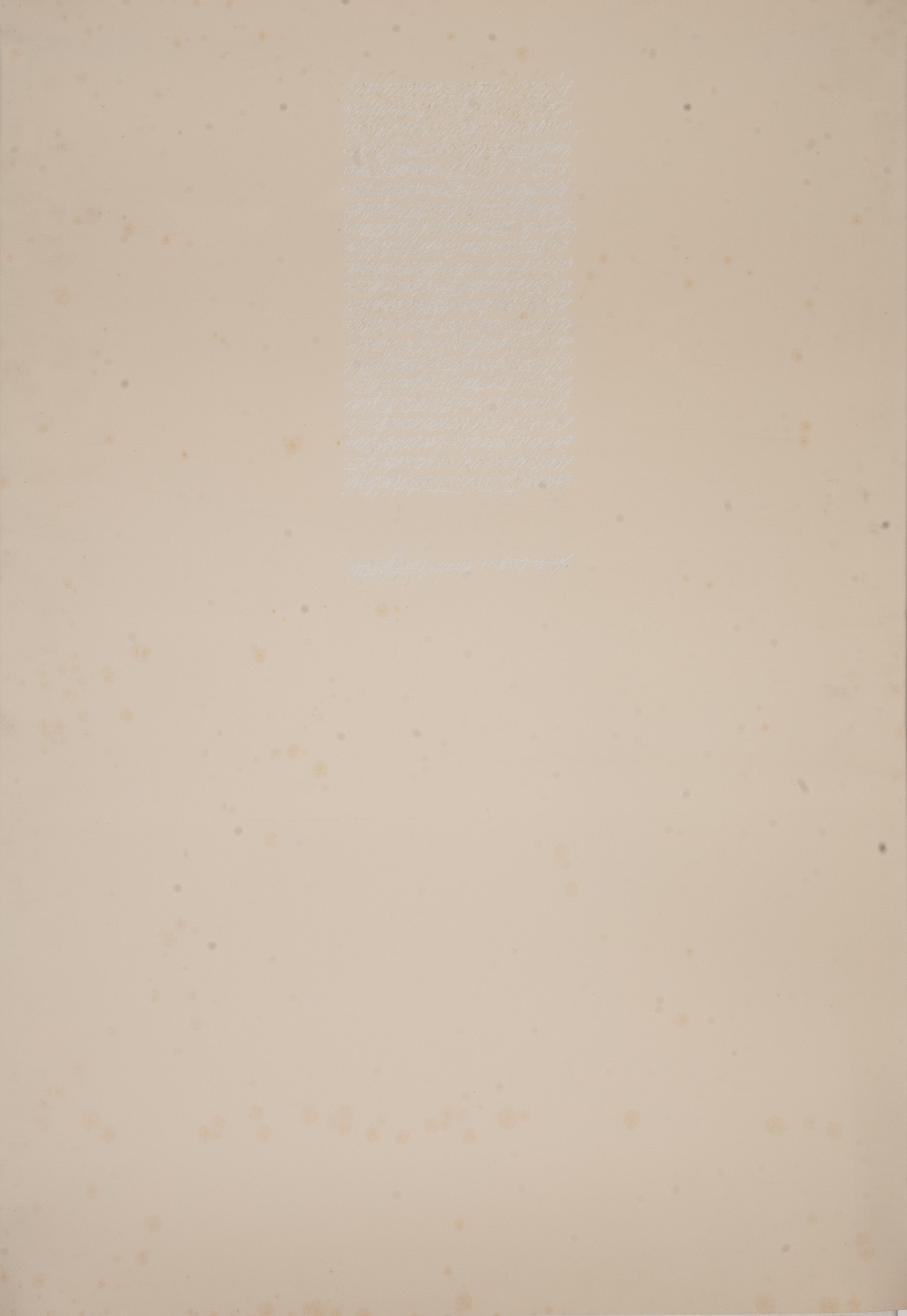 Alessandro Algardi | Manoscritto, 1981 (1981) | MutualArt