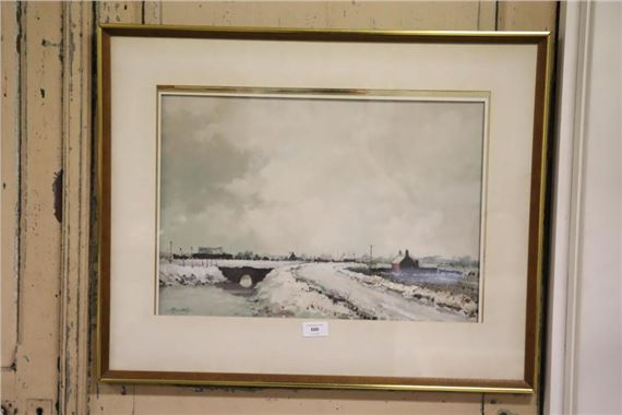 Michael Coates | Winters Day in The Fens | MutualArt