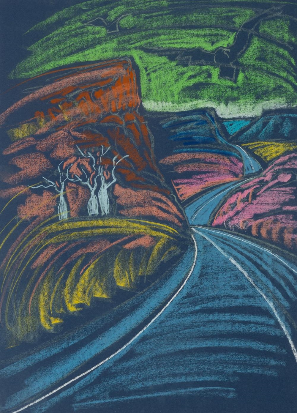 Elizabeth Durack | Road to Top Dam V circa 1990 (Circa 1990) | MutualArt