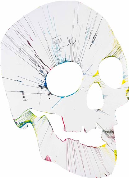 Damien Hirst | Skull Spin Painting (2009) | MutualArt