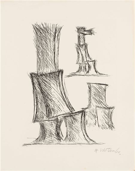 Fritz Wotruba | Three Torsos (1970) | MutualArt