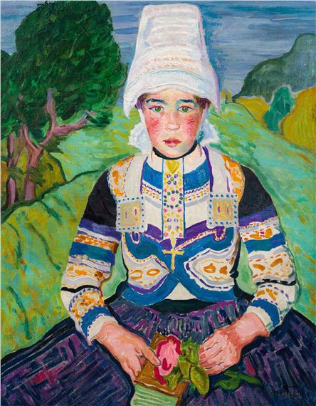 Hélène Funke | Breton girl (1906 - 1913) | MutualArt