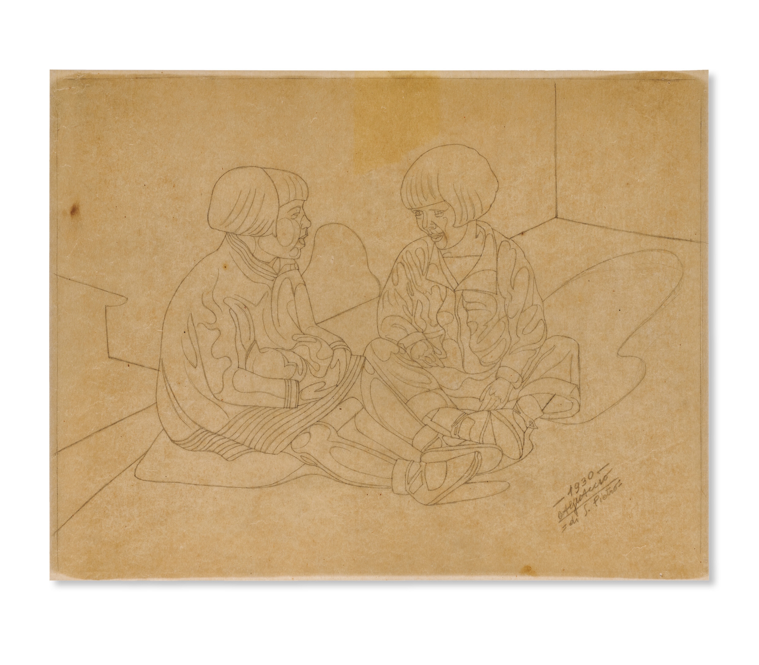 Cagnaccio di San Pietro | Le amiche (1930) | MutualArt