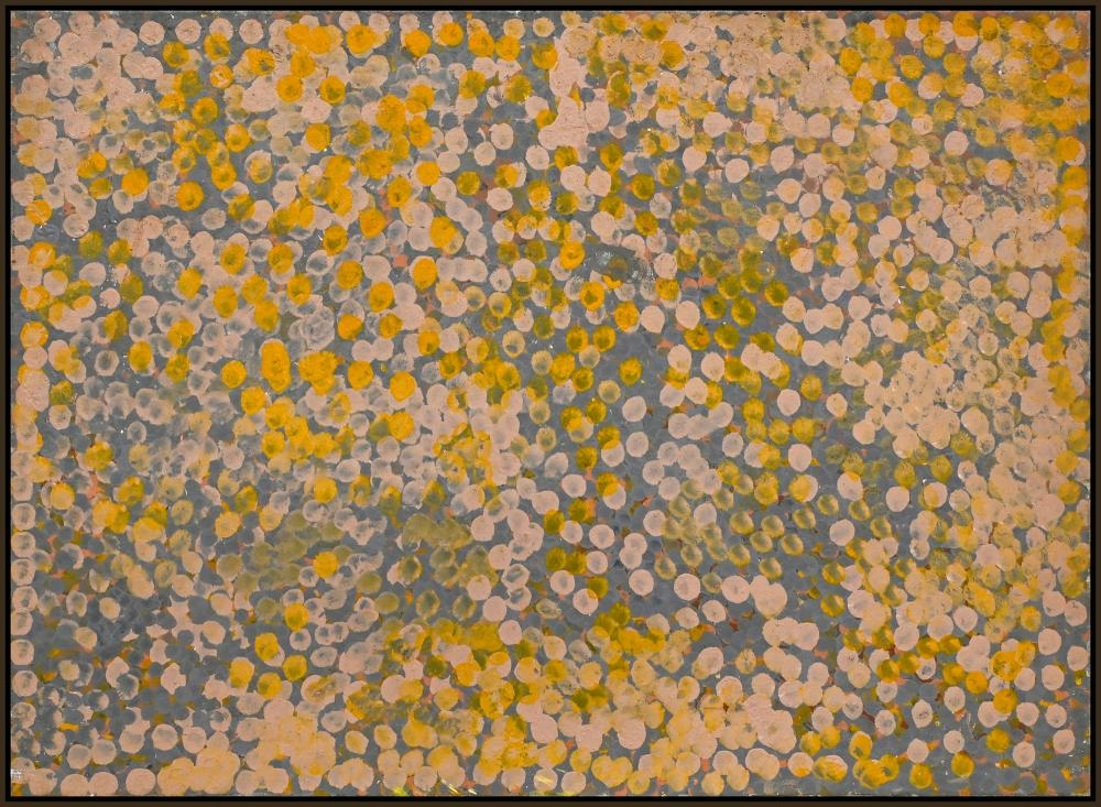 Emily Kame Kngwarreye | Beneath the ground of the yam is ready for ...