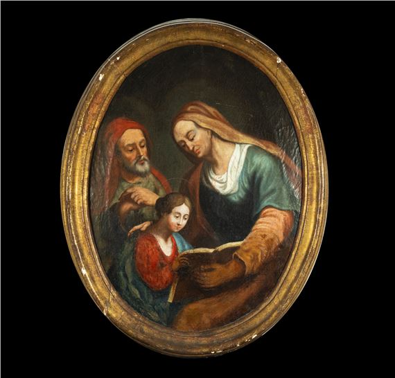 Spanish School, 16th Century | Escuela Española del siglo XVII - La Educación de la Virgen María ...