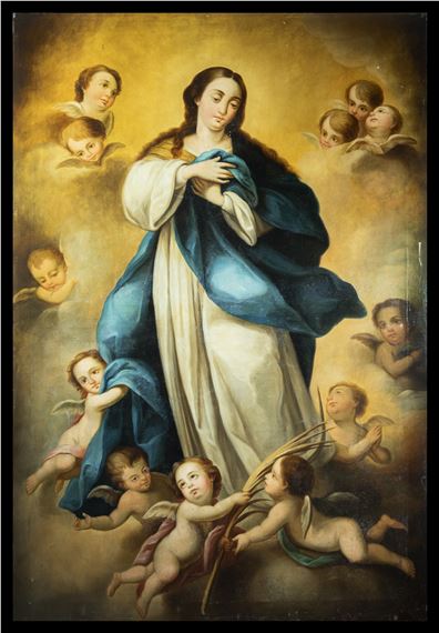 Spanish School, 17th Century | Escuela Española del siglo XVIII - Inmaculada | MutualArt