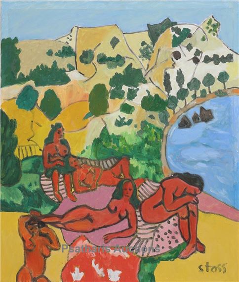 Stass Paraskos | On the beach | MutualArt