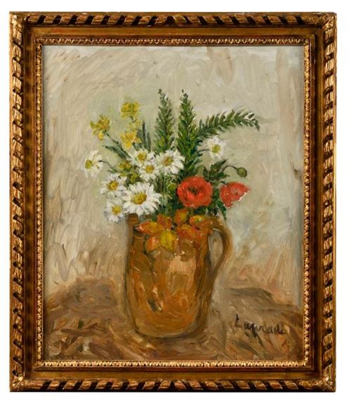 Pierre Laprade | Vase of flowers Signed lower right 55 x 46 cm; with ...