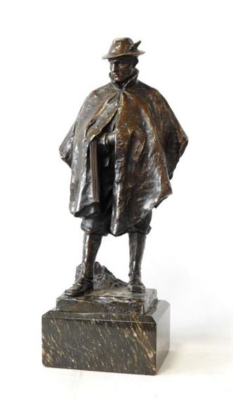 Hans Müller | Large hunter with cape | MutualArt