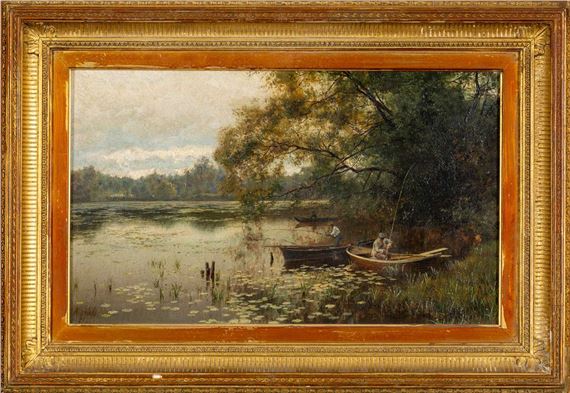 Alexander Alexandrovich Kiselev | RIVER SCENE | MutualArt