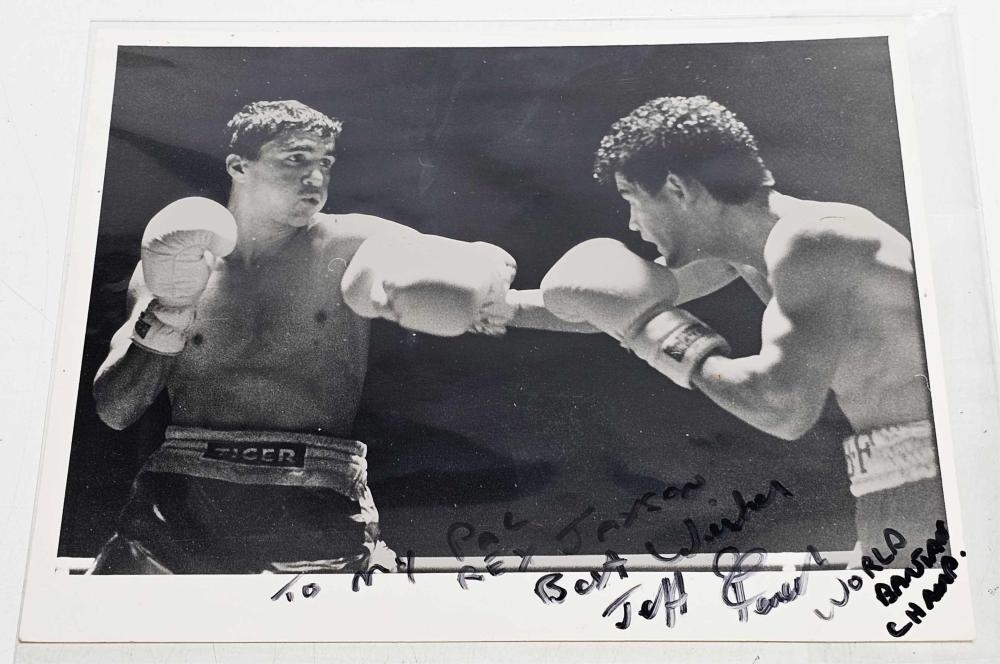 Champion | Vintage Boxing photograph of then world champion Jeff Fenech ...