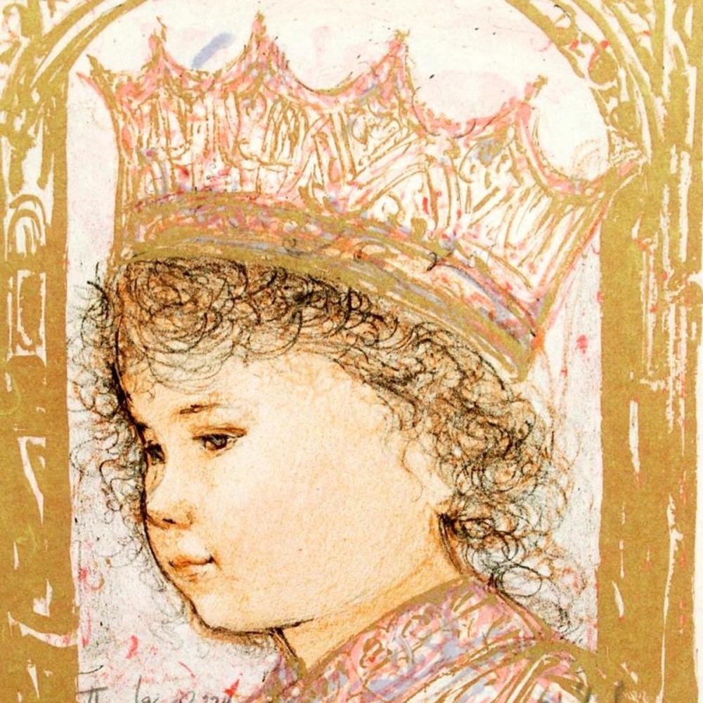 Edna Hibel | Celia Limited Edition Lithograph by Edna Hibel (1917-2014 ...