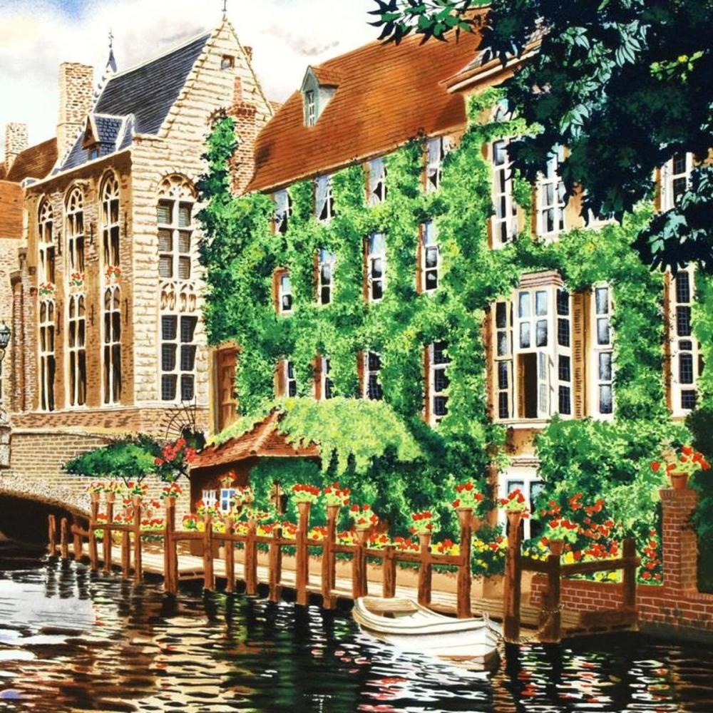 Juan Medina | Open Window in Belgium Limited Edition Serigraph by Juan ...