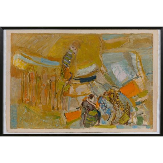 Shafic Abboud | ESQUISSE POUR UN RENDEZ-VOUS (1978) | MutualArt