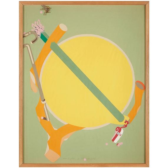 Hervé Télémaque | ACCROCHE-SOLEIL (1973) | MutualArt